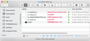 THERMOCALC download guide – The HPx-eos and THERMOCALC